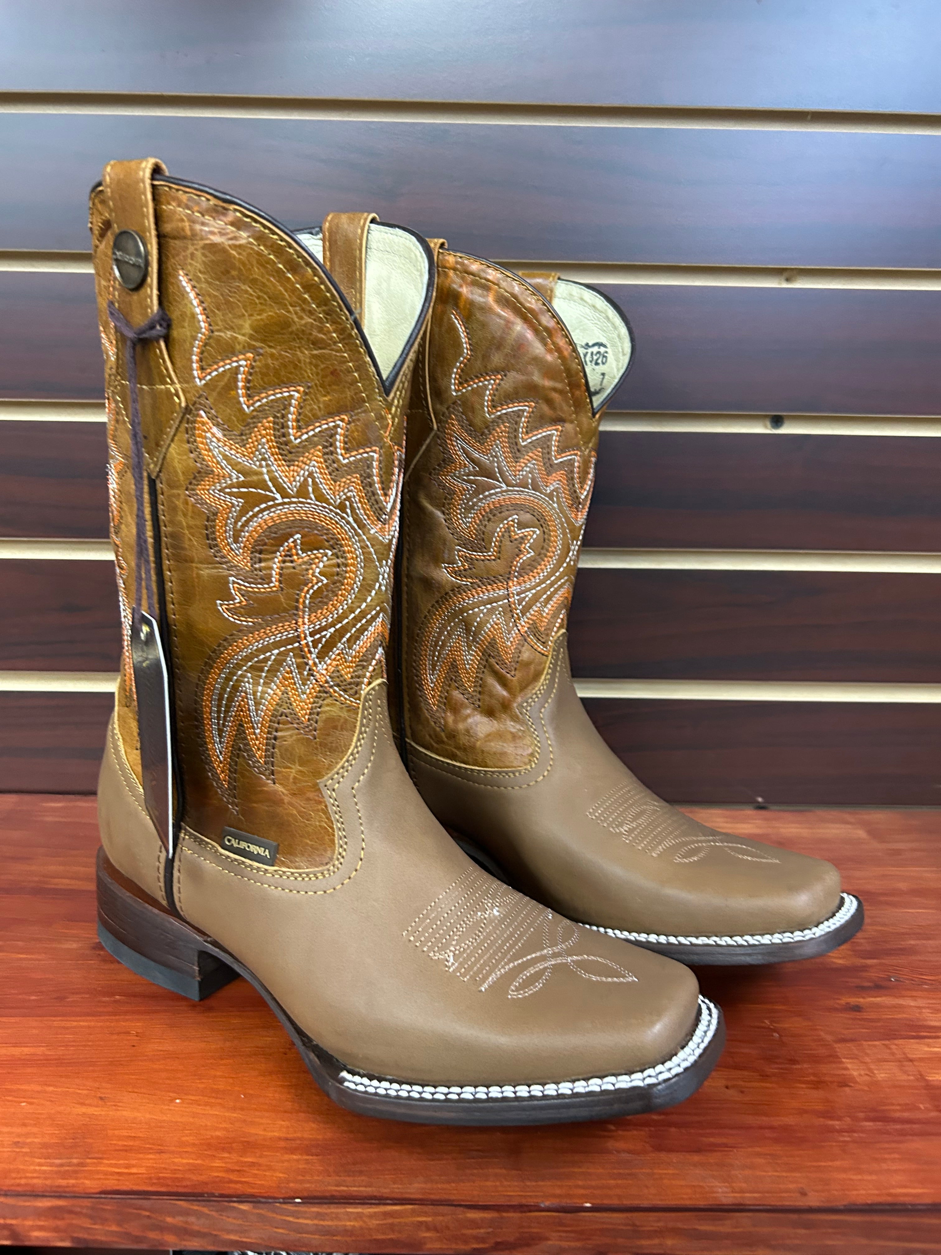 California Square Toe Boots – Mendoza’s Western Wear